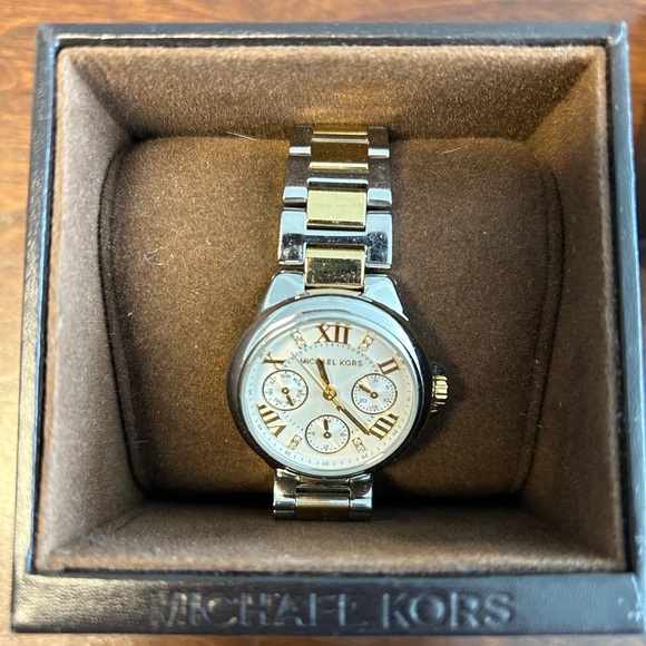 Accessories | Michael Kors Silver And Gold Watch | Poshmark